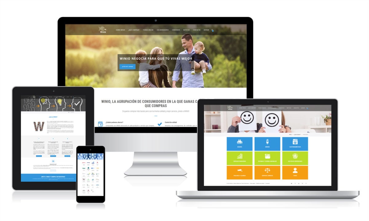 Página web y tienda Online: Winio