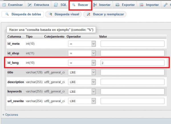 Error Prestashop seo y urls: El campo url_rewrite no es válido